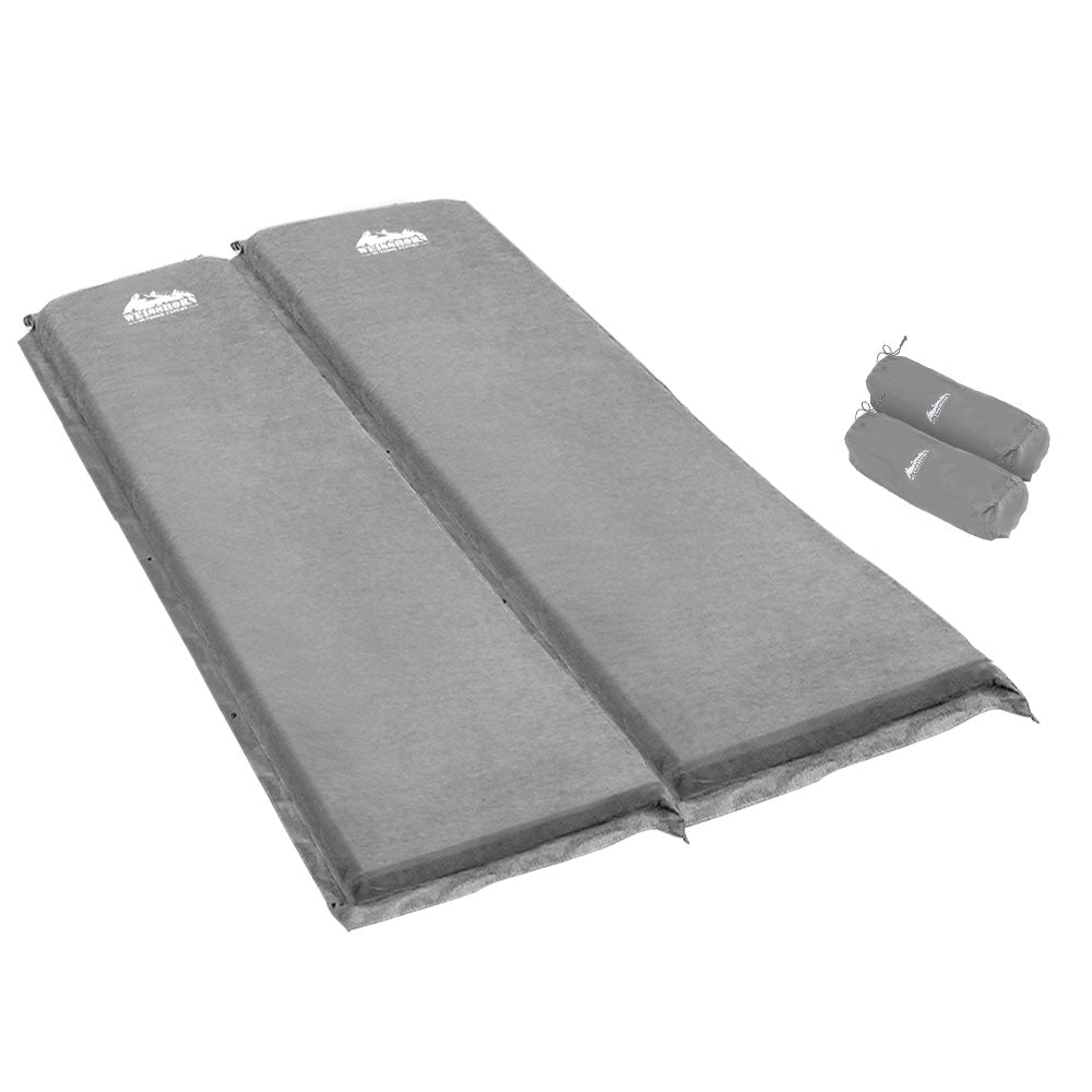 Weisshorn Self Inflating Mattress Camping Sleeping Mat Air Bed Double